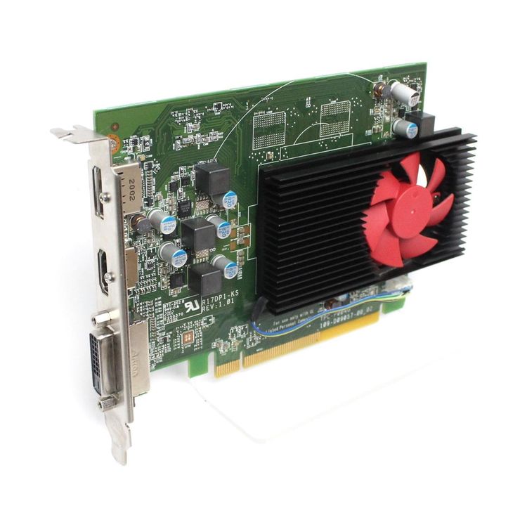 AMD RX550 2GB GDDR5 PCIe Grafikkarte HP wie Quadro K1200 (Gebraucht) in ...