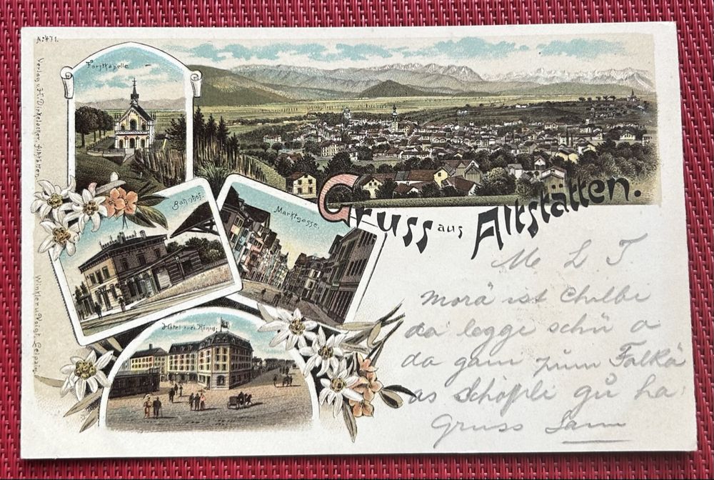 Gruss aus Altstätten Litho (Gebraucht) in Horw für CHF 38 – mit Lieferung auf Ricardo kaufen