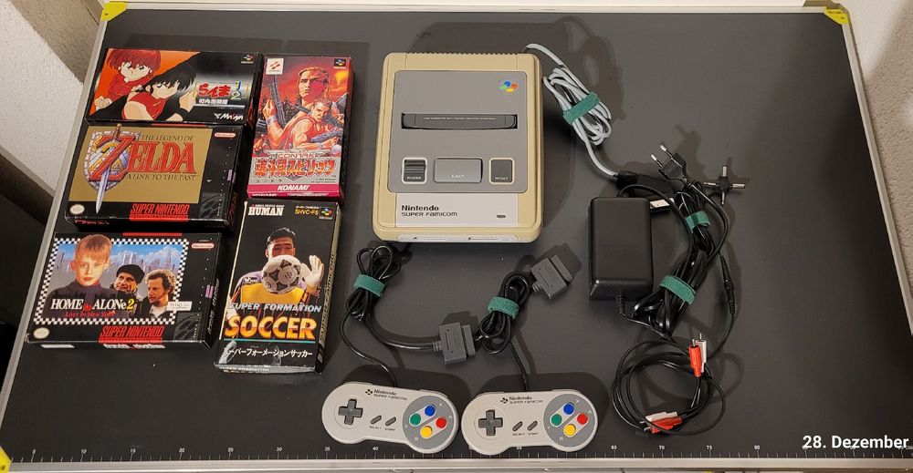 Super Nintendo Super Famicon mit 5 Games, 2 Controller | Kaufen auf Ricardo