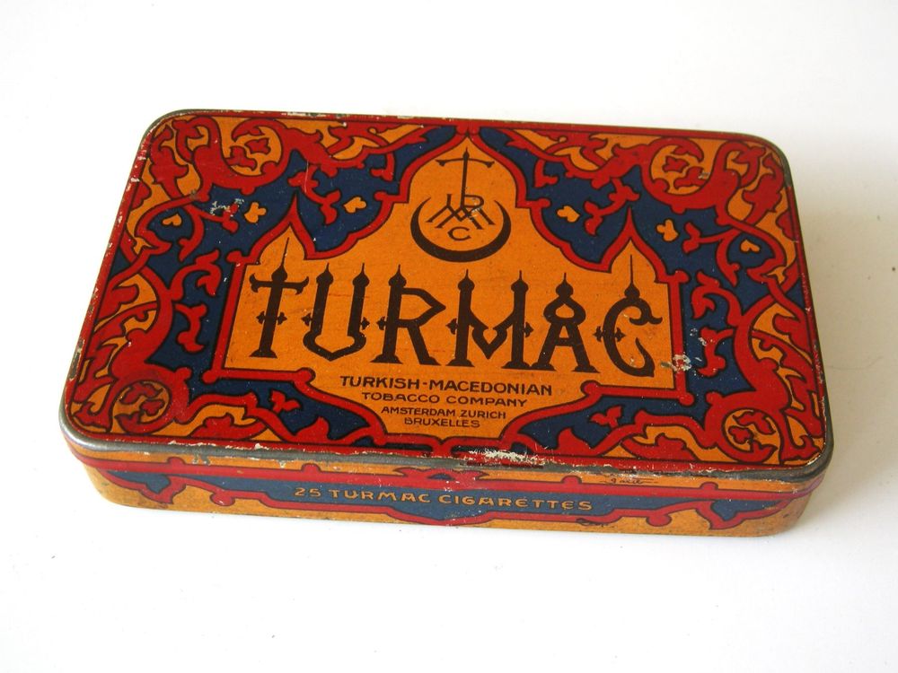 antike Blechdose Turmac Cigarettes selten!! | Acheter sur Ricardo