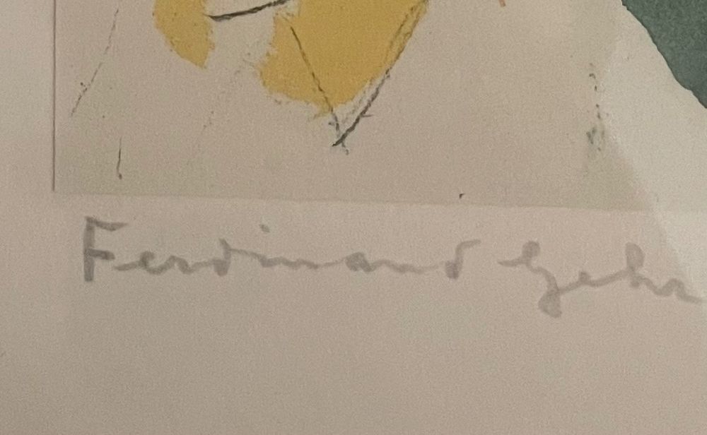 Ferdinand Gehr (1896-1996) Graphic Handsig (Gebraucht) in für CHF 10 ...