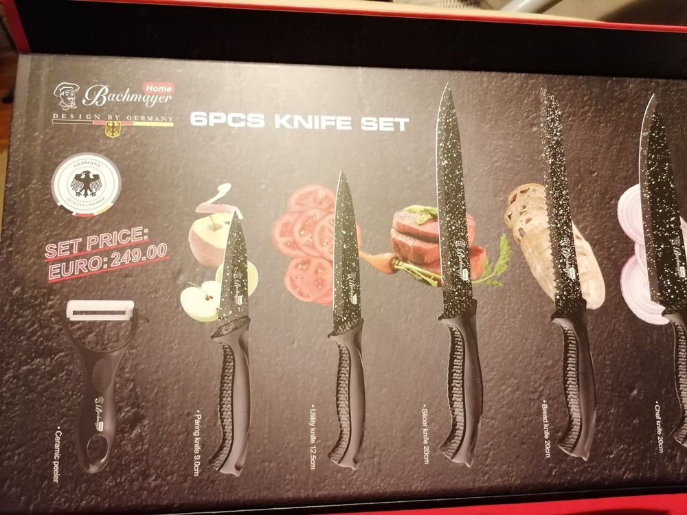 99 SFr Anstatt 249 EU! Edles Messer Set, Edelstahl rostfrei (Neu und ...