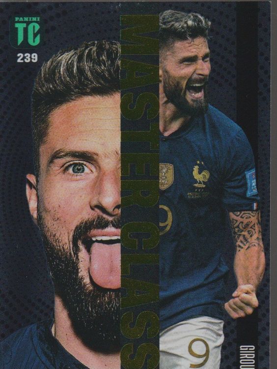 PANINI TOP CLASS 23 Master Class Card FOIL 239 O. GIROUD (Neu (gemäss ...