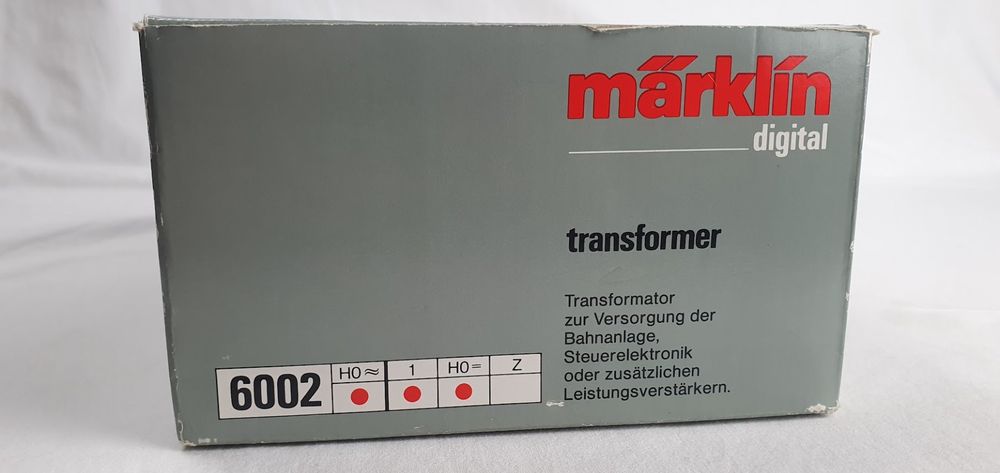 Märklin 6002 Digital Transformer 52 VA neuwertig, OVP (Gebraucht) in ...