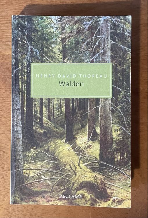 Henry David Thoreau. Walden (Gebraucht) in Zürich für CHF 10 – mit ...