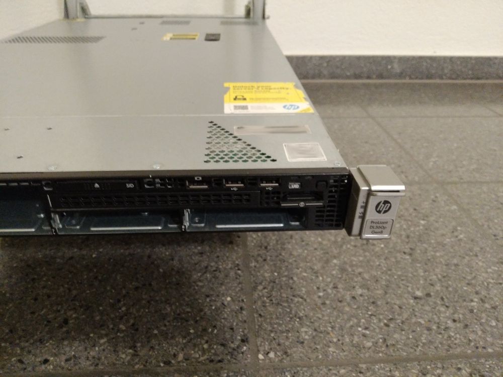 HP ProLiant DL360 Gen8 SERVER mit E5-2620 Prozessor iLo RAID (Gebraucht ...