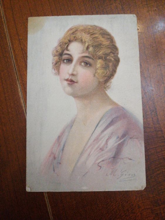 Vecchia cartolina illustrata firmata. (Usato) a Viganello per CHF 1 ...