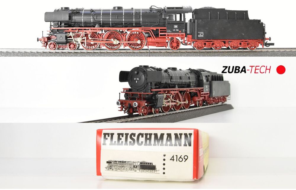 Fleischmann 4169 Dampflok BR 01 DB H0 GS Analog mit OVP | Kaufen auf Ricardo