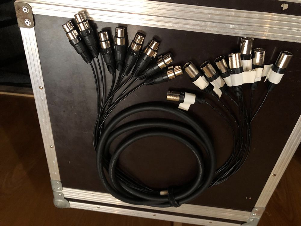 XLR-Multicore 8er Peitsche 3m | Kaufen auf Ricardo