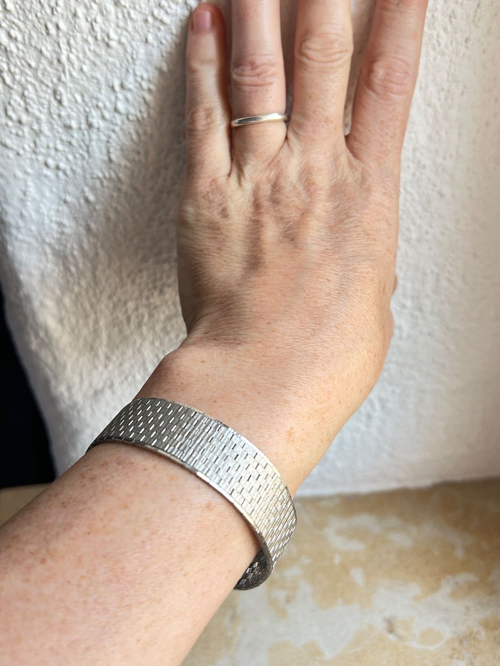 Breite Armbander Damen Silber