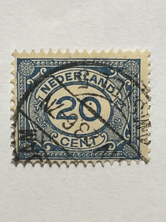 Timbre Hollande, chiffres de 1921 (Gebraucht) in Etoy für CHF 3 – mit ...