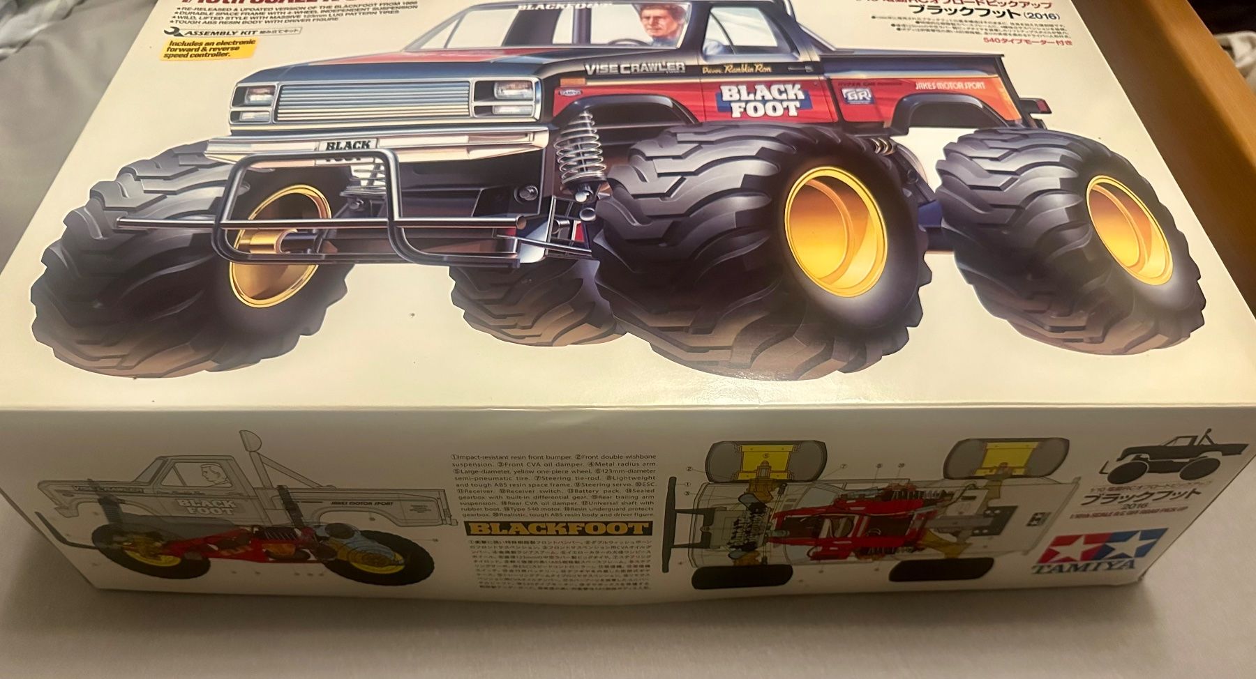 Neuer Tamiya Black Foot Rc Bausatz (Neu (gemäss Beschreibung)) in ...