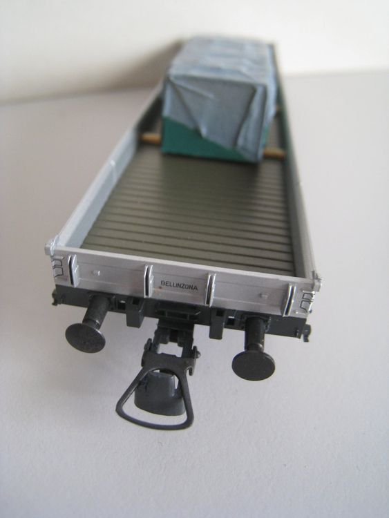 Roco, SBB Flachwagen mit Krokodilvorbau als Ladegut 47791 (Neu (gemäss ...