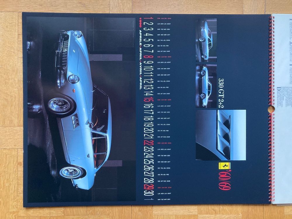 Calendrier Ferrari Kalender 1990 | Kaufen auf Ricardo