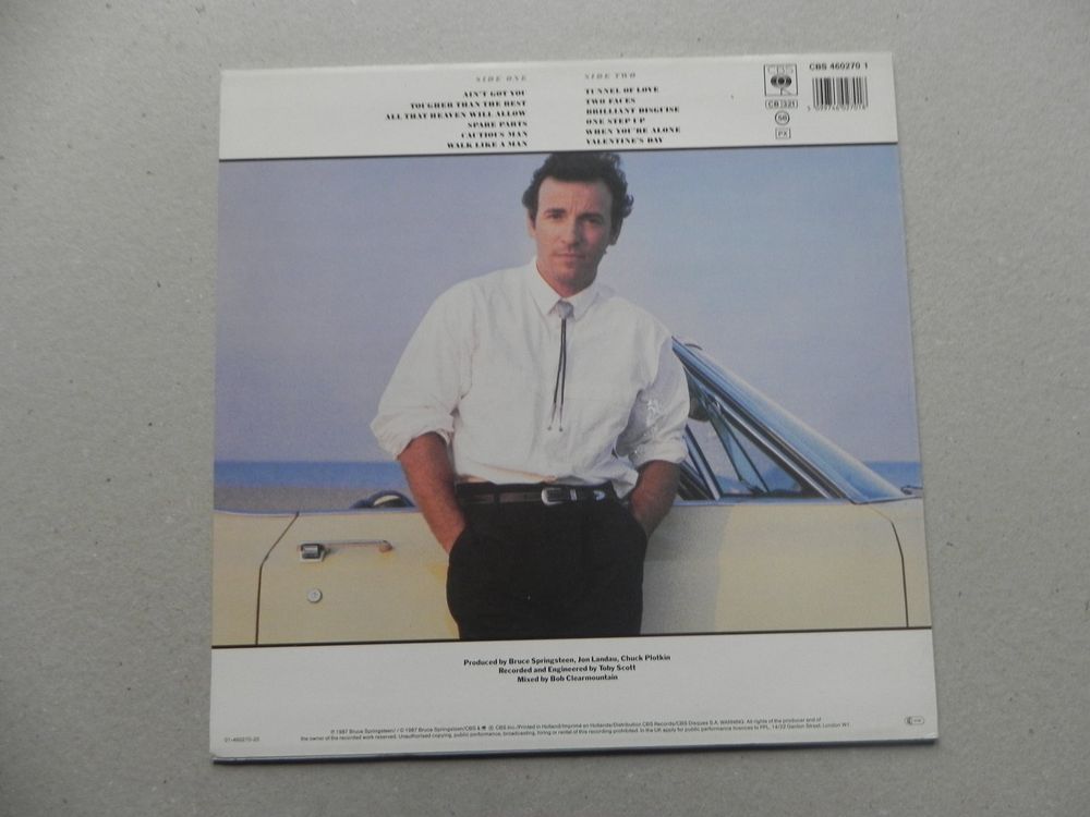 LP USA Rock Blues Folk Bruce Springsteen 1987 Tunnel of Love (Gebraucht ...