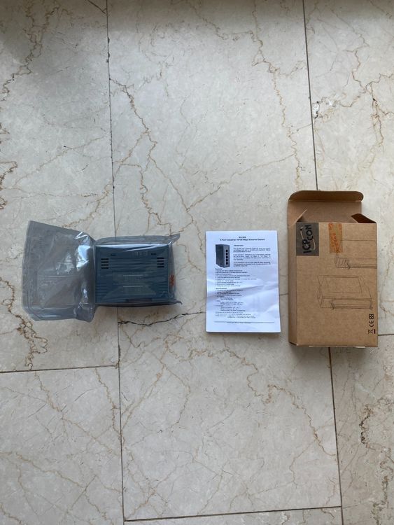 ICP DAS NS-205 5 PORT INDUSTRIAL ETHERNET SWITCH (OVP) (Neu und ...