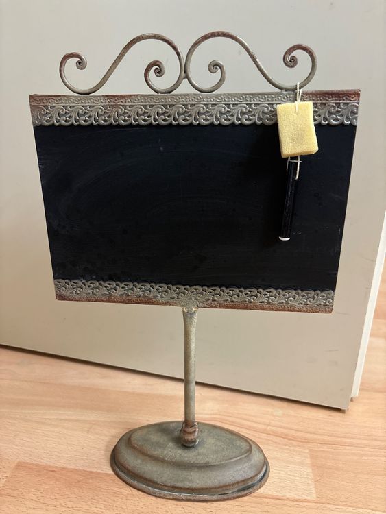 Shabby Chic Tafelständer Kreidetafel Vintage Deko Metall Kaufen Auf