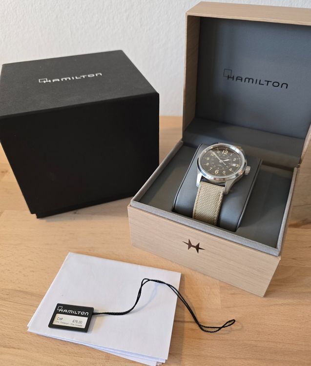 Hamilton Khaki Field automatique - fullset (Gebraucht) in Genève für ...