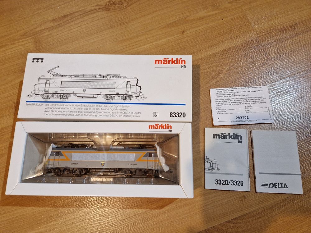 Marklin 83320 E-Lok BB 22402 SNCF DELTA (Gebraucht) in für CHF 110 ...