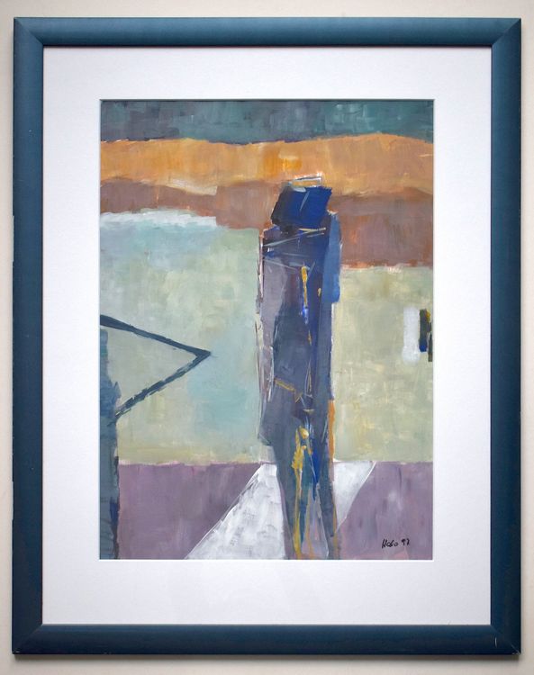 TOP Gemälde Abstrakte Kunst unleserlich signiert 1997 | Kaufen auf Ricardo