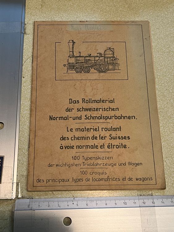 buch, heft, rollmaterial schweizer bahnen (Defekt) in Emmenmatt für CHF ...