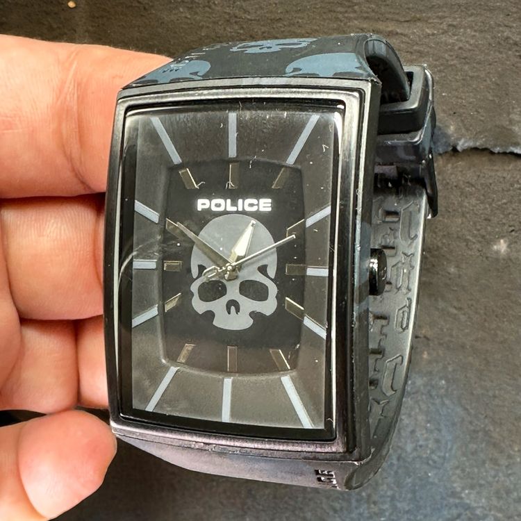 Montre bracelet rectangulaire POLICE Vantage pour homme (Gebraucht) in ...