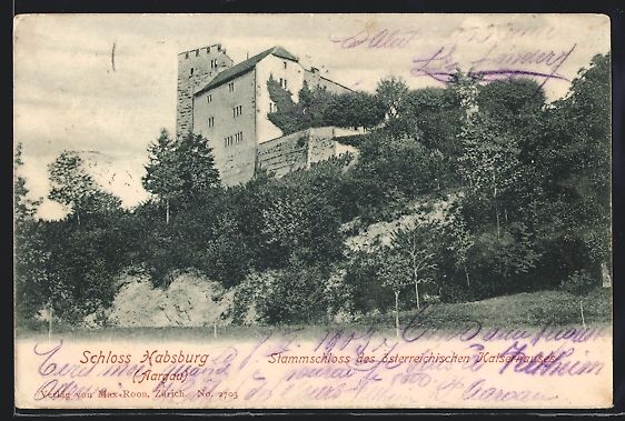 AK Habsburg, Schloss Habsburg, 1903 (Gebraucht) in Berlin für CHF 6 ...