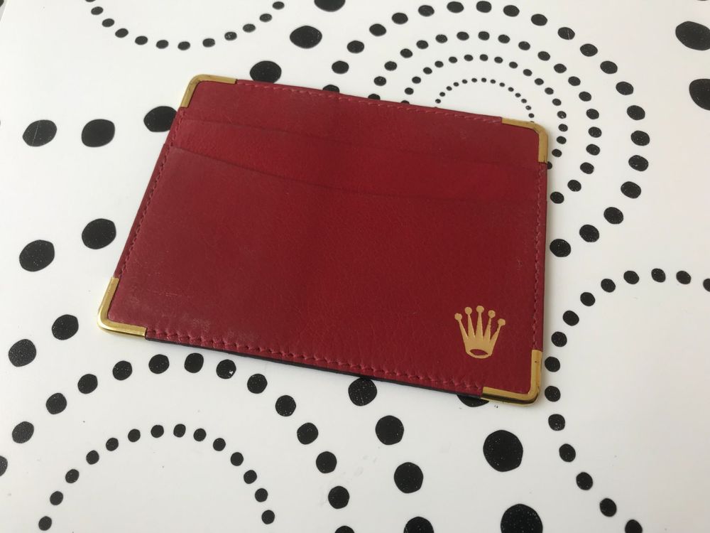 ROLEX ORIGINAL - PORTE-CARTES CASE CARD ETUI - VINTAGE !!! (Gebraucht ...