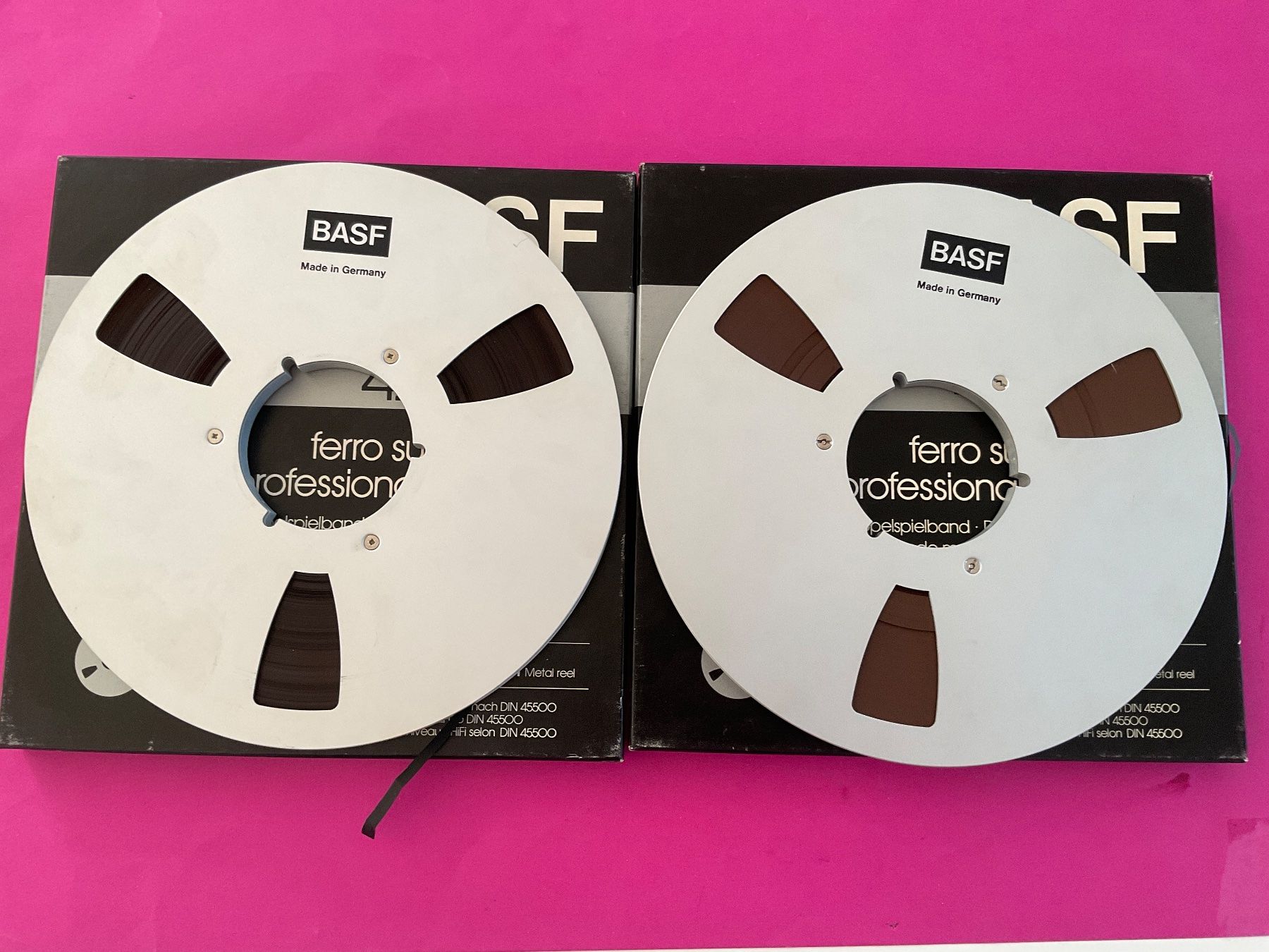 2 X BASF NAB Spulen Studer,ReVox,Teac, Akai,Nagra usw (Gebraucht) in ...
