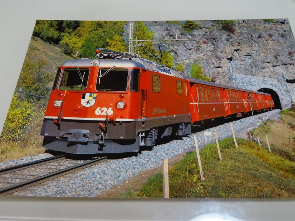 Postkarte RhB "Rhätische Bahn Ge 4/4II 626 Lok 621-633" (Gebraucht) in ...
