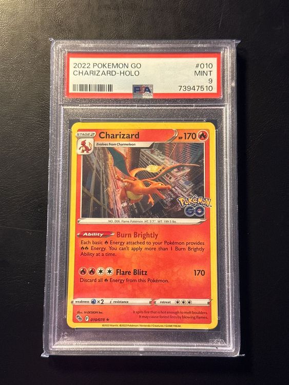 2022 Pokemon GO - Charizard Holo PSA9 | Kaufen auf Ricardo