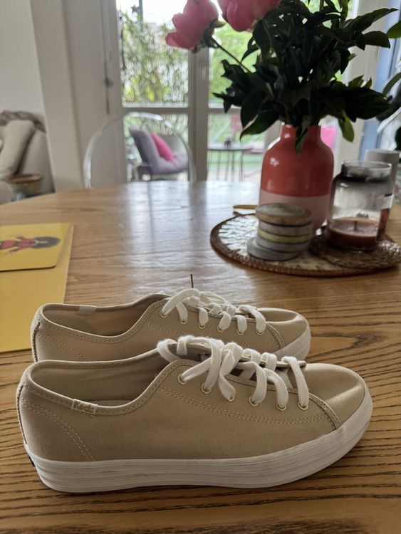 Keds Plateau Sneaker, Beige, Gr. 40 - neu! (Neu (gemäss Beschreibung ...