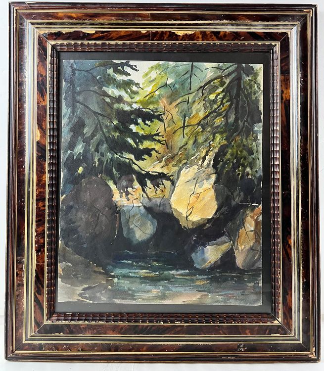 Alte Landschaft Aquarell | Kaufen auf Ricardo