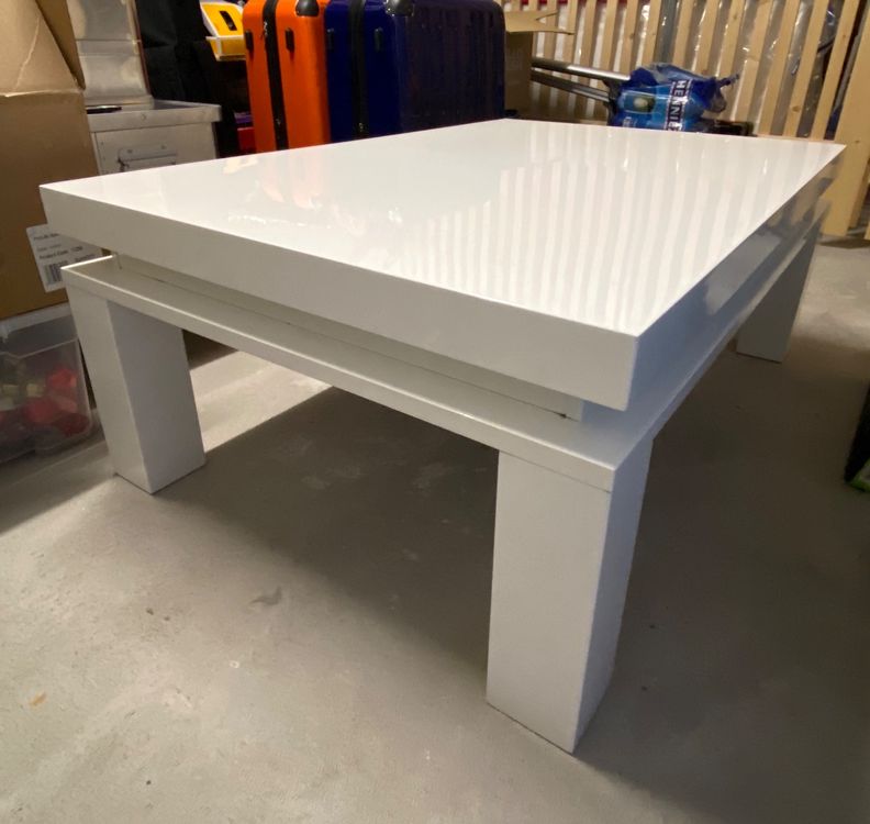 Couchtisch weiss lackiert - Nur CHF 1.00!! | Kaufen auf Ricardo
