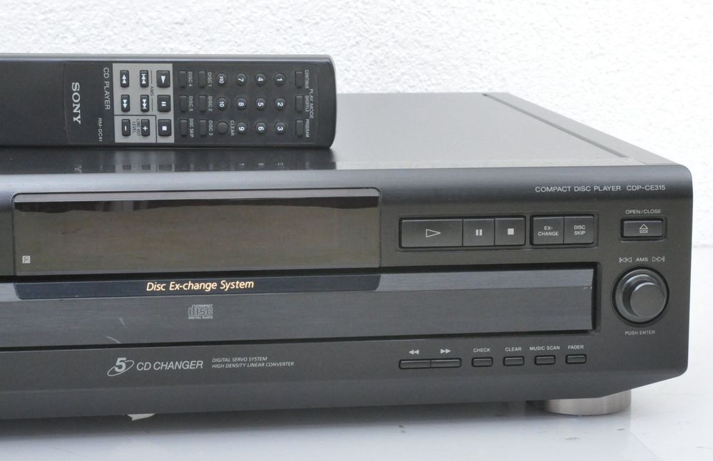 Sony CDP-CE315 5-fach CD-Wechsler (Gebraucht) in Oberglatt ZH für CHF 89 – mit Lieferung auf ...