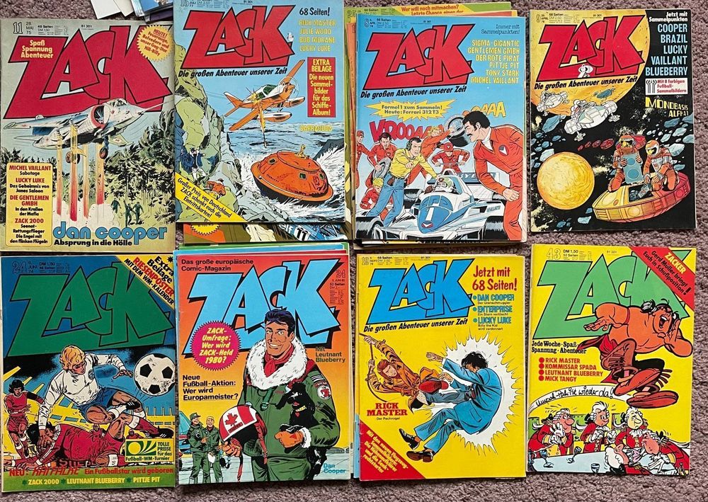 Zack Comic Sammlung mit Beilagen/Poster (Gebraucht) in Kehrsatz für CHF ...