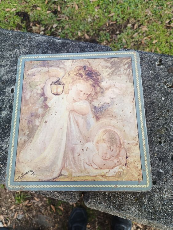 Alte Biscuits Dose / Oulevay SA Künstlerin Adelina Zandrino (Gebraucht ...