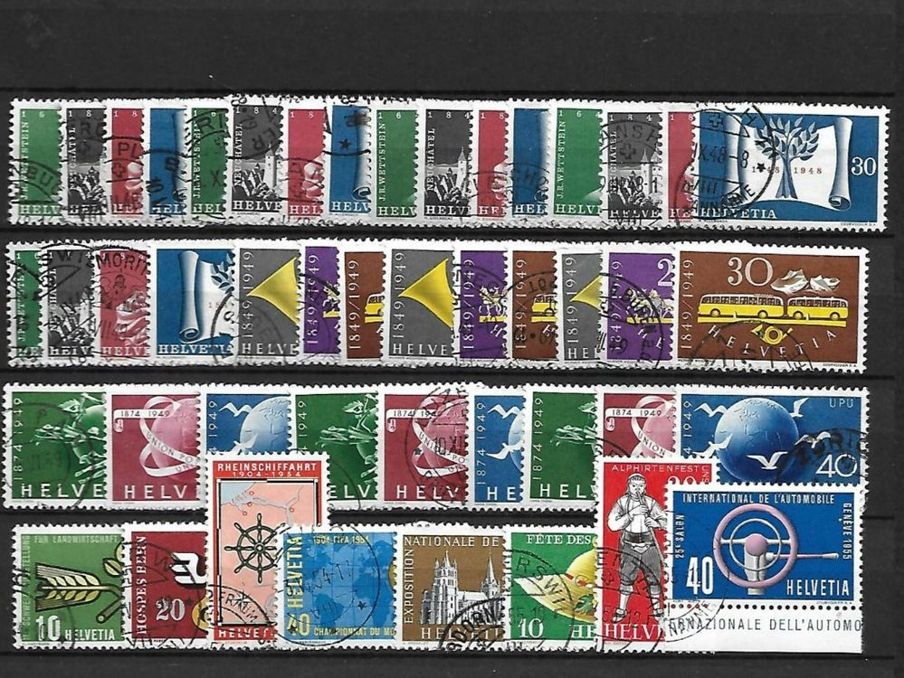 Freim gest.Restlot 1948 - 1955 Kat: CHF 128.- (Gebraucht) in Basel für CHF 2 – mit Lieferung auf ...