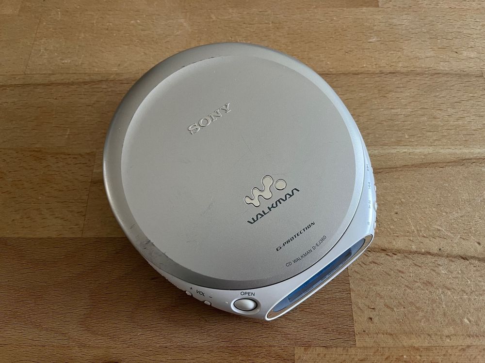Sony Discman D-EJ360 CD-Player silber voll funktionsfähig | Kaufen auf ...