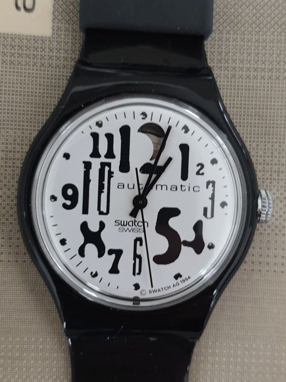 SWATCH AUTOMATIC SAB103 BLACK BOARD NEU | Kaufen auf Ricardo