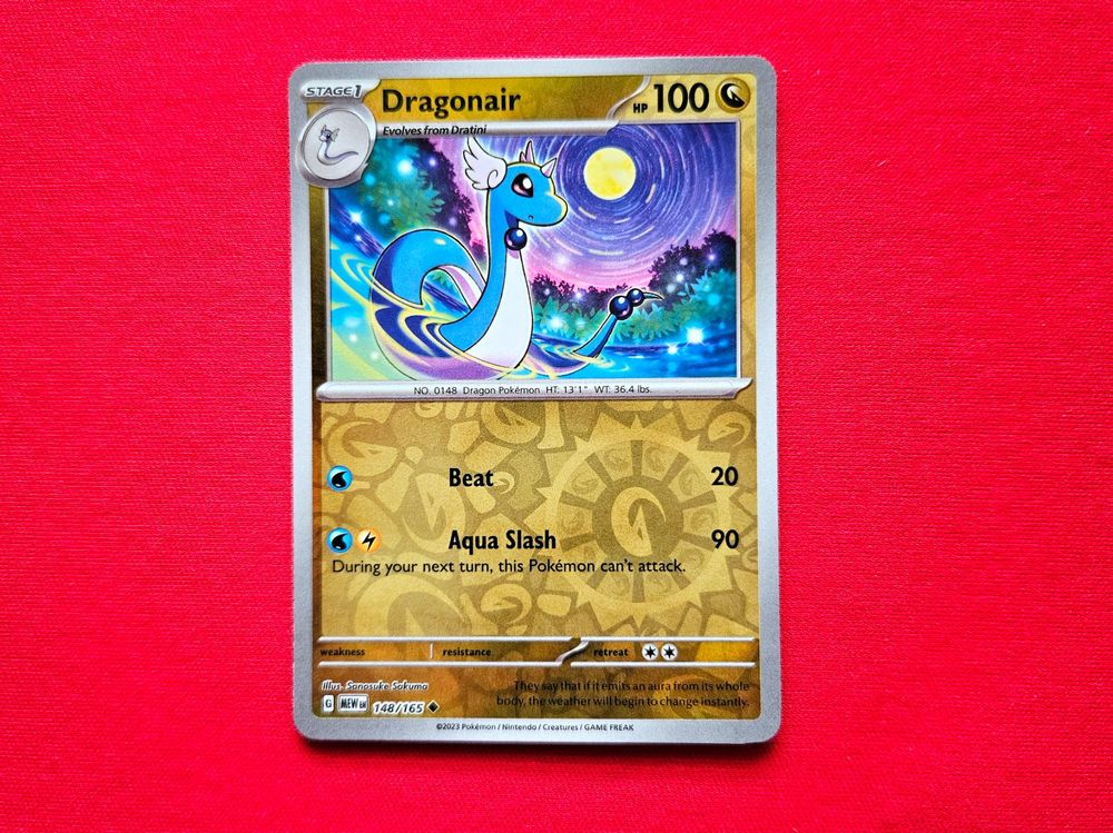 Dragonair Reverse Holo Pokemon 151 EN (MINT) (Gebraucht) in Wettingen ...