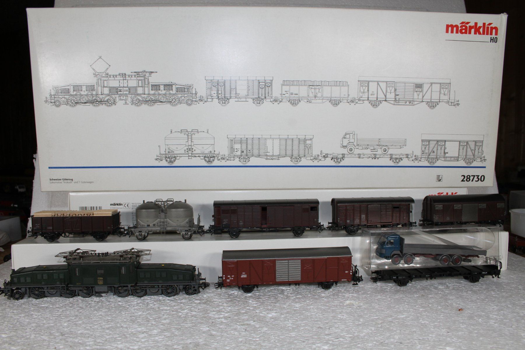 Märklin 28730 SBB gealterter Zugset mit Krokodil Delta (Gebraucht) in ...