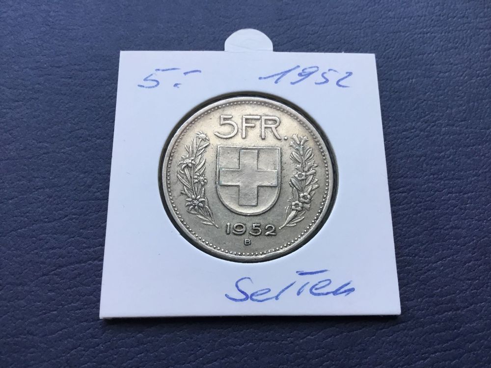Sehr schöne 5 Franken 1952 | Kaufen auf Ricardo