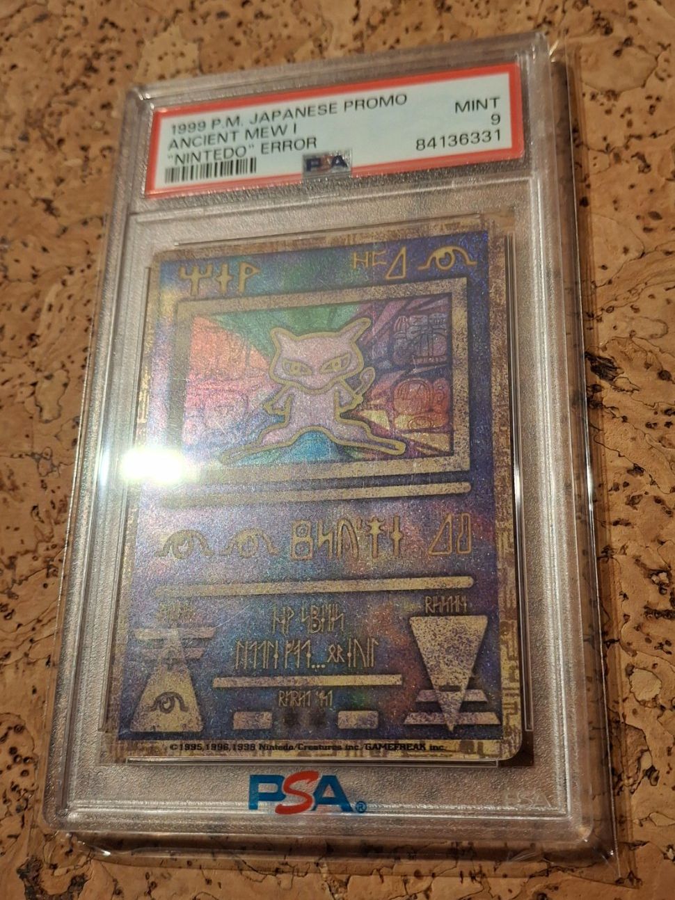 Ancient Mew 1999 "Nintedo" error PSA 9 (Neu und originalverpackt) in ...