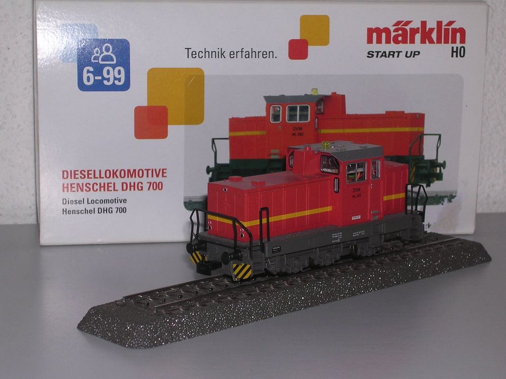 Märklin 36700 DHG 700 Henschel Diesellok, MFX digital, H0 (Neu (gemäss ...