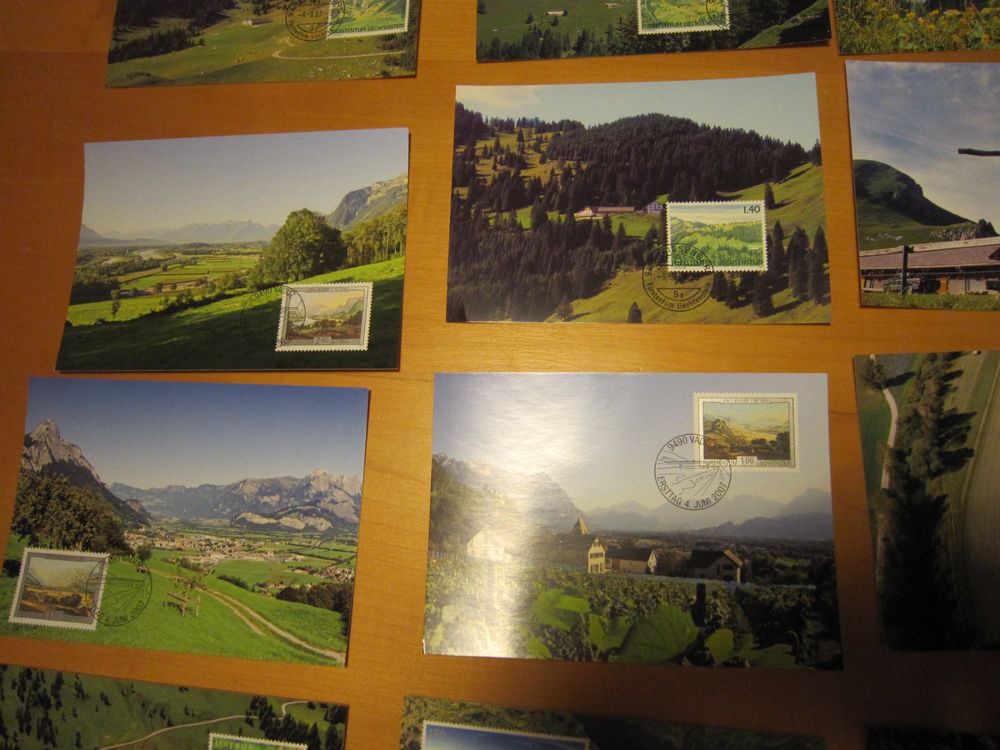 Schöne Postkarten / Maximumkarten Landschaften Lichtenstein | Kaufen auf Ricardo