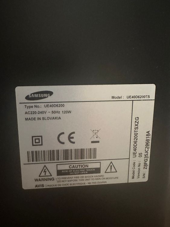 Samsung UE40D6200, 40 Zoll, 50Hz (Gebraucht) in Bülach für CHF 66 – mit ...