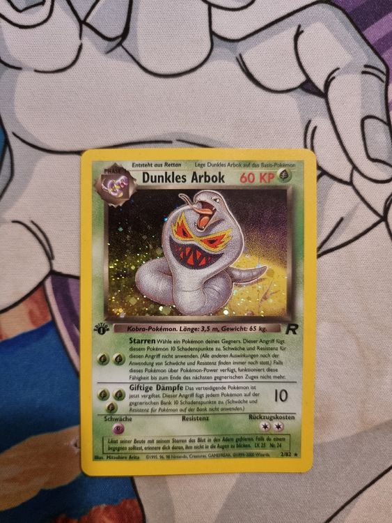 Dunkles Arbok Team Rocket First Edition Holo (Gebraucht) in Zürich für ...