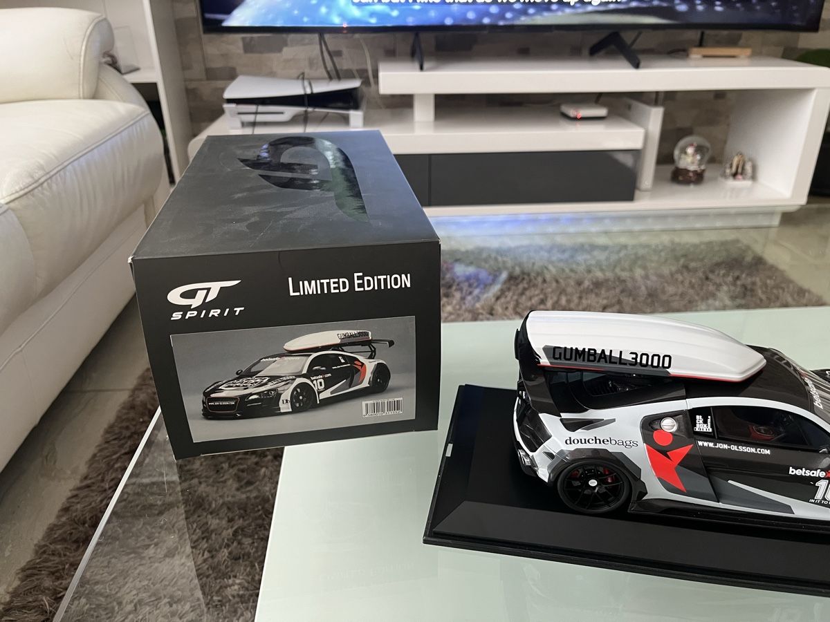 Audi R8 GT Spirit Jon Olsson Gumball 3000 1:18 - Limitée ! (Neuf avec ...
