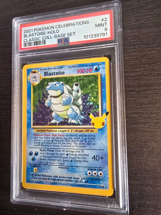 Blastoise Celebrations ENG PSA 9 (Gebraucht) in Martigny für CHF 20 ...
